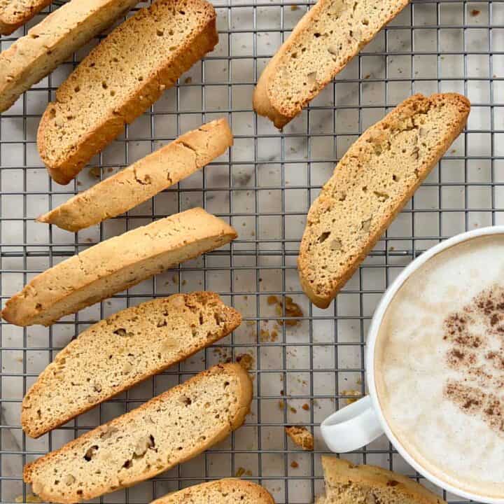 Walnut Biscotti - Little Nonni
