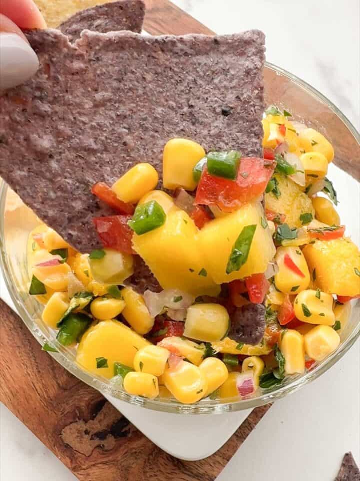 Mango Corn Salsa - Little Nonni