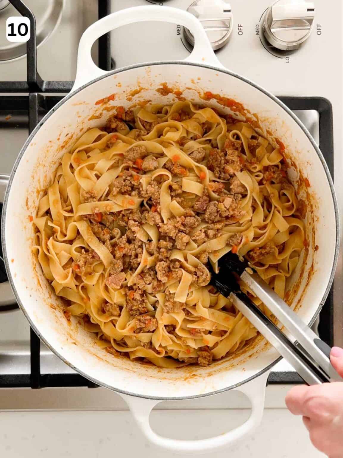 Tagliatelle Bolognese - Little Nonni