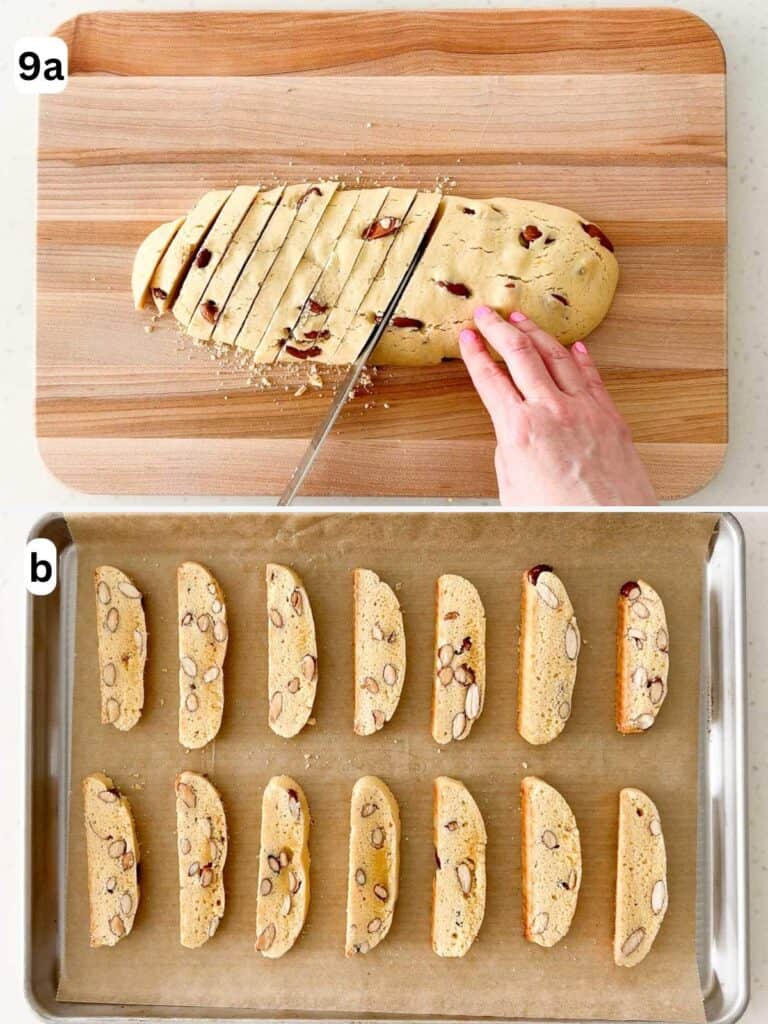 Almond Biscotti (Cantucci) - Little Nonni